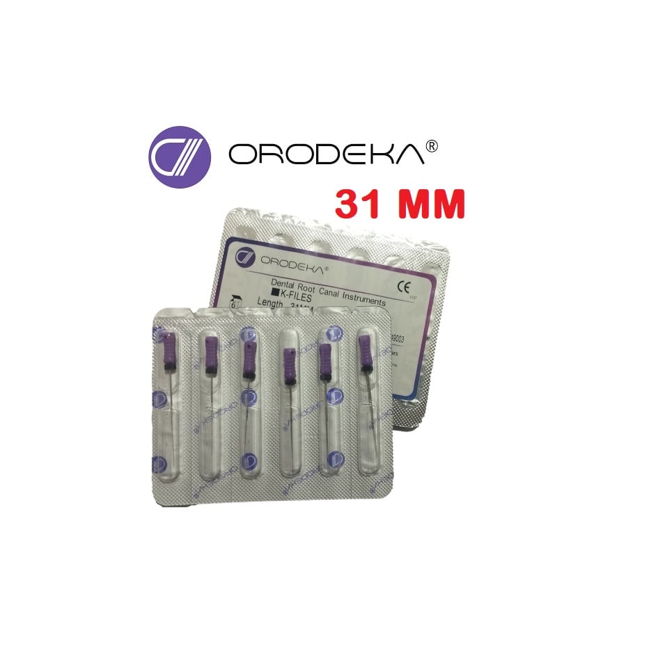 Le comptoir dentaire | ASSORTIMENT LIMES K FILES N°15 à 40 L31MM - ORODEKA