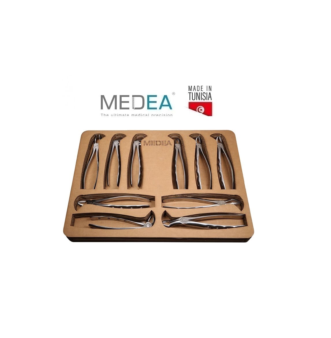 Le comptoir dentaire | COFFRET DAVIERS ADULTE 10 PIECES (KD080) - MEDEA