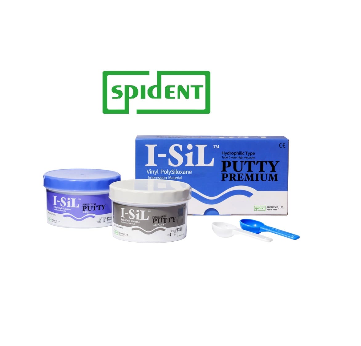 Le comptoir dentaire | SILICONE PAR ADDITION LOURD I-SIL PUTTY - SPIDENT